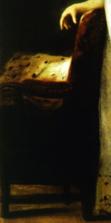 Green Goya 1- Dress Imagined As If Flesh,Barcelona Triangle painting by ...